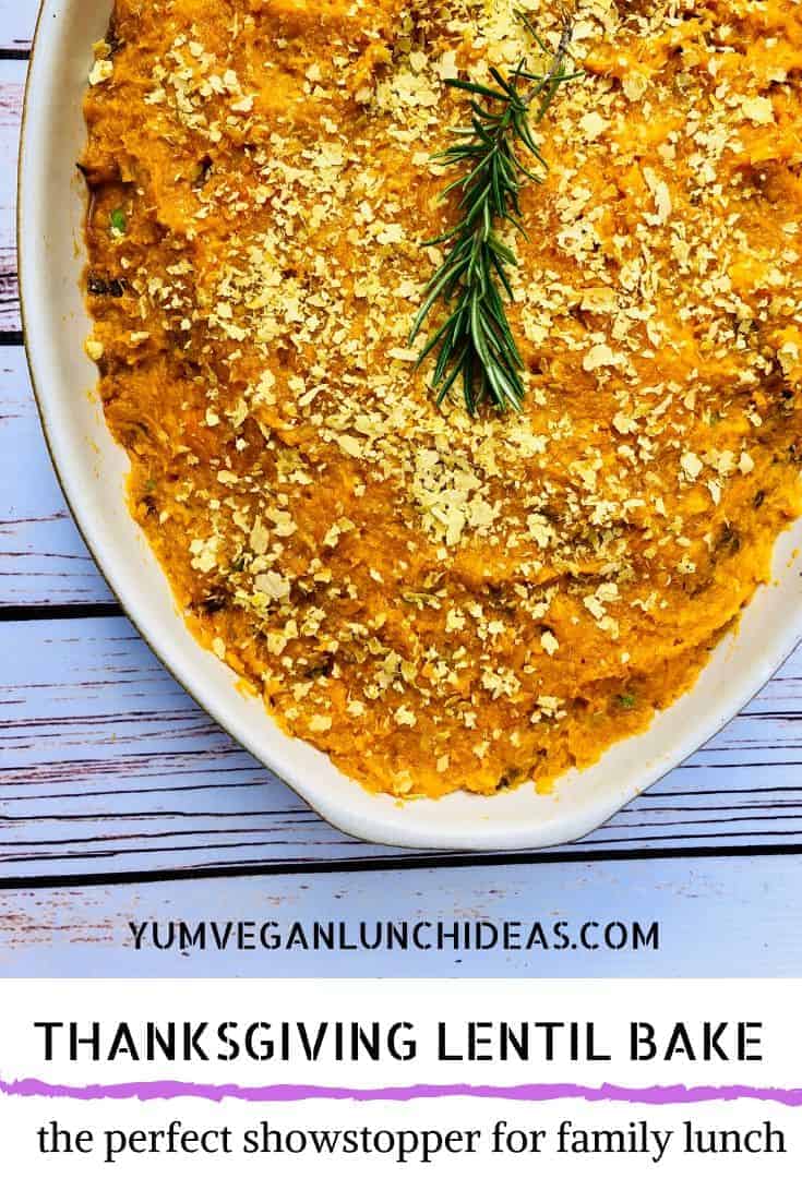 Lentil and Mushroom Bake Recipe | Vegan Shepherds Pie Recipe