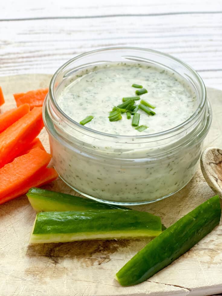 The Best Vegan Ranch Recipe That Only Takes 2 Minutes To Make!