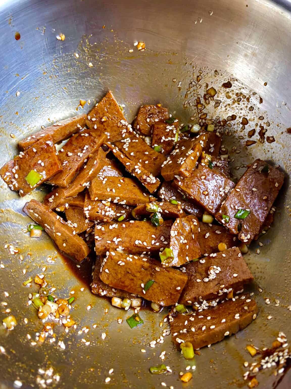 The Ultimate Korean Seitan Sandwich - Vegan Seitan Recipes | Yum Vegan Blog