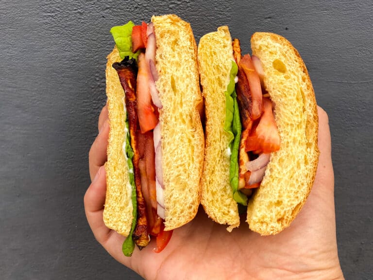 The Best Vegan BLT Recipe Ever! The Ulitmate Egglpant BLT Sandwich