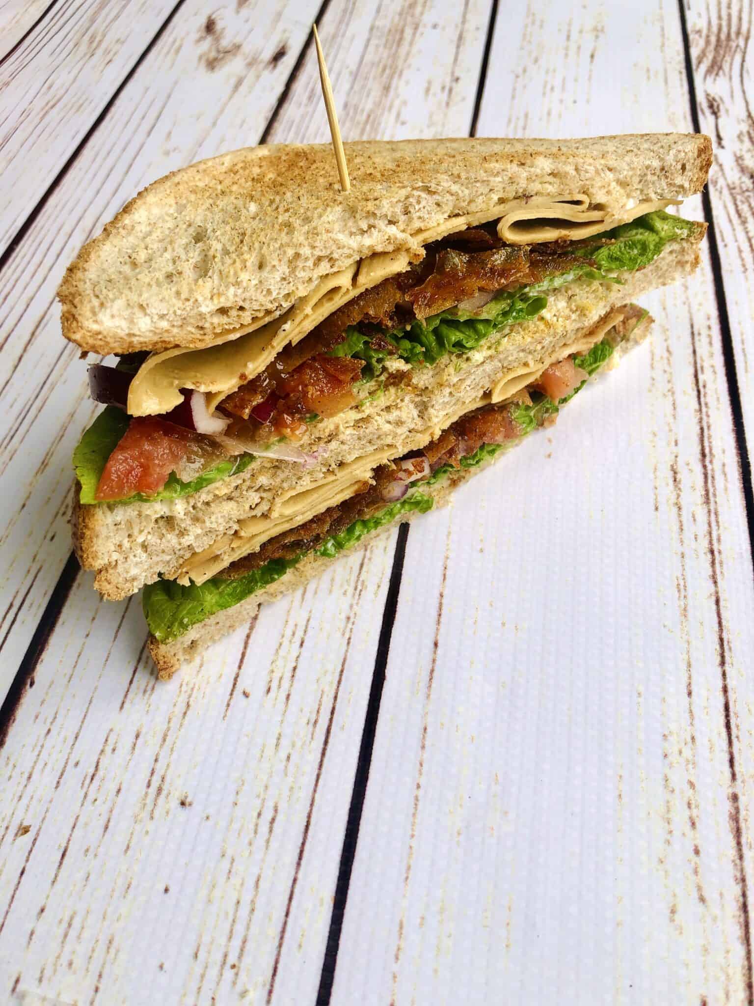 Vegan Club Sandwich Recipe | Vegan Clubhouse Recipe