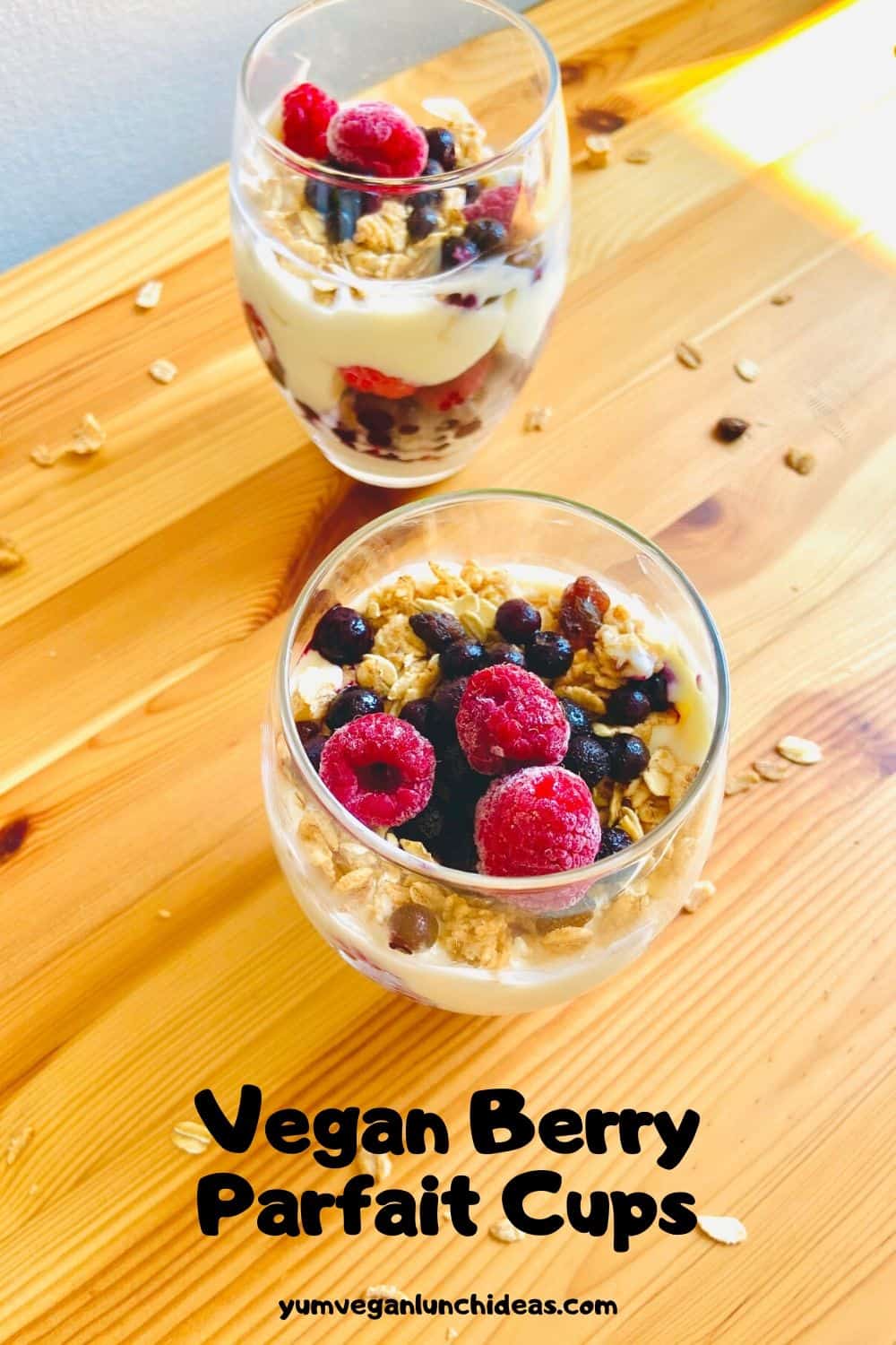 Berry Patriotic Vegan Yogurt Parfait - Yum Vegan Blog