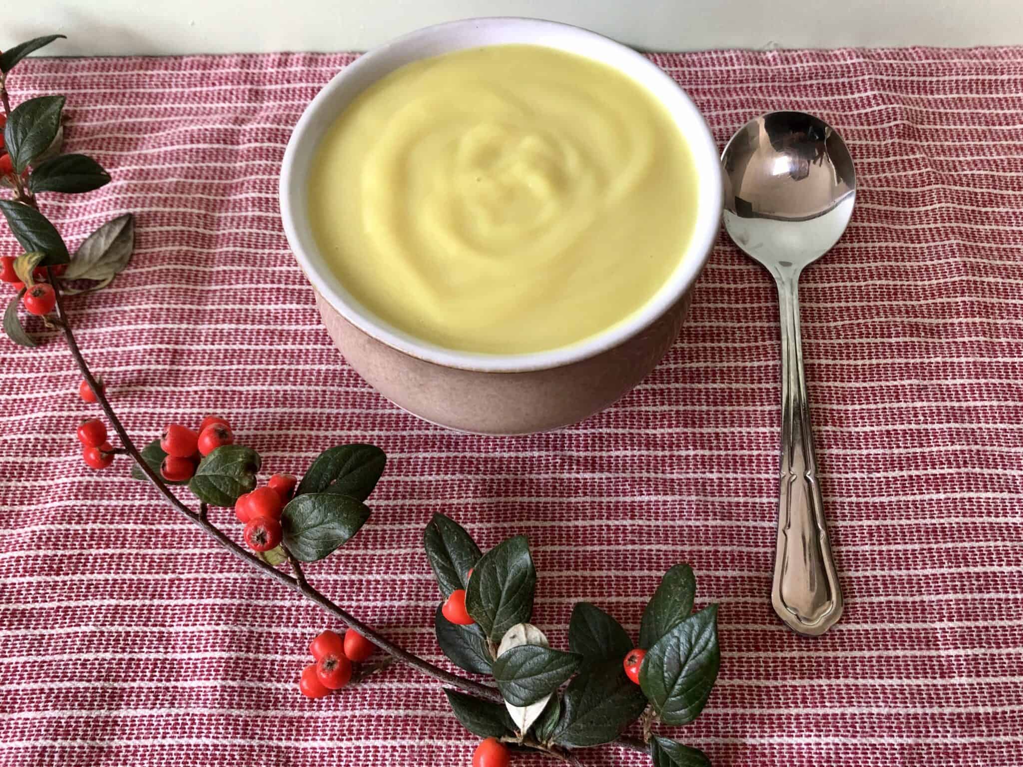 Easy Vegan Custard Recipe | Homemade Vanilla Vegan Custard