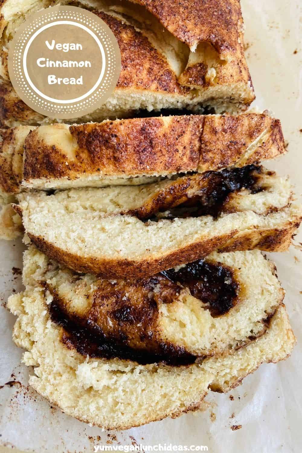 Swirled Vegan Cinnamon Bread - Yum Vegan Blog