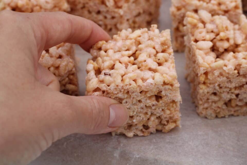 Rice Bubble Slice | Rice Bubble Marshmallow Slice